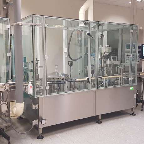 Powder Filling and Closing Machines MAR M41-DP/4R/1