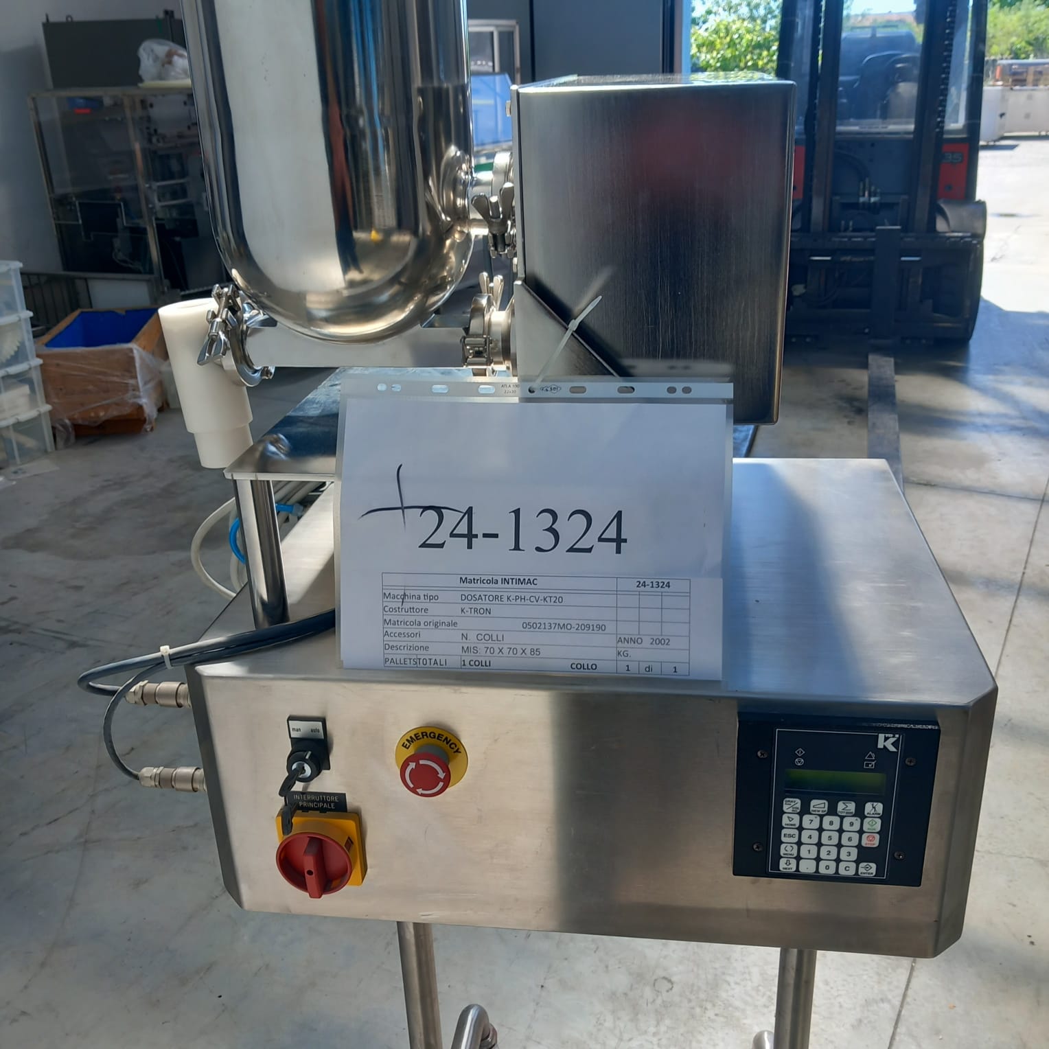 dosing device K-TRON SODER KPH-CV-KT20